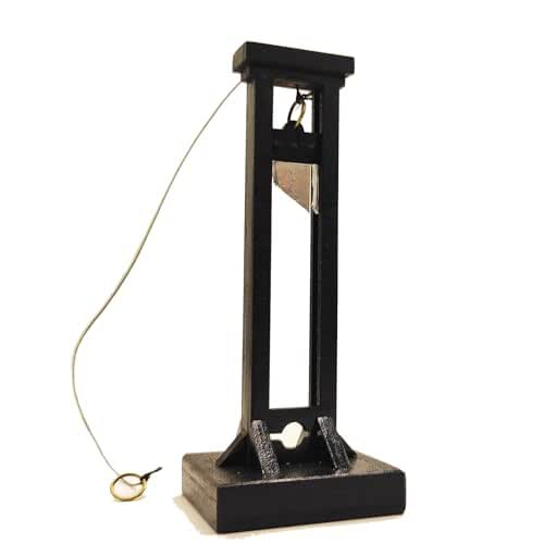 Amazon.com: Medieval Miniature French Guillotine Model |Novelty Toy ...