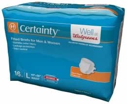 Amazon.com: Walgreens Certainty Fitted Briefs , Large, 16 ea : Health ...