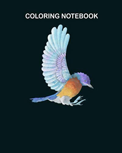 Amazon.co.jp: Coloring Book: colorful bird ornithology 64 pages - 8 x ...