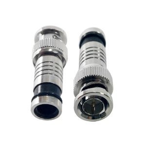 BNC Male Compression Coax Connectors RG59 Pack of 100 Pcs : Amazon.in ...