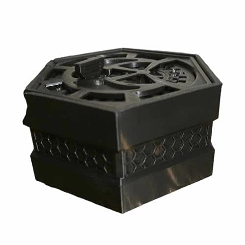 Amazon.com: Hexagonal Shaped Black Plastic Lock Box : Home & Kitchen
