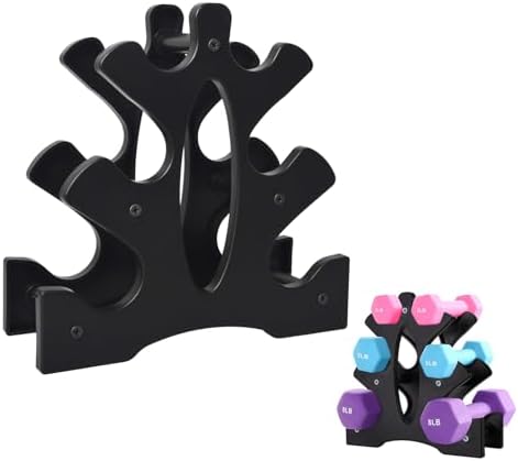 Amazon.com : Weight Rack for Dumbbells 3 Tier, Plastic Dumbell Rack ...