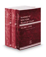 McKinney' s New York Rules of Court - State, 2016 ed. (Vol. I, New York ...