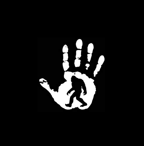 Sasquatch Hand Wave Bigfoot Decal Vinyl Sticker|Cars Trucks Vans Walls ...