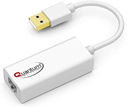 Quantum QHM8106 USB to RJ45 Ethernet LAN Adapter (White) : QHMPL 8106 ...