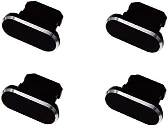 Amazon | monofive iPhion用 ライトニング (Lightning) コネクタ メスの防塵保護カバー（アルミニウム） 黒 ...