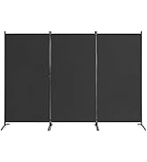 Amazon.com - Giantex 5.7Ft 6-Panel Folding Room Divider with Rollers ...