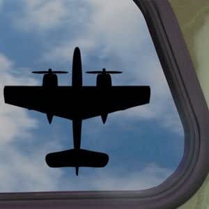 Amazon.com: F7F Tigercat Grumman Fighter Black Decal Window Sticker ...