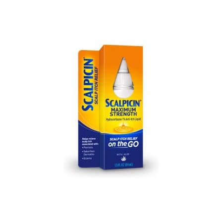 Amazon.com: Scalpicin Max Strength Scalp Itch Treatment, 1.5 Fl Oz ...
