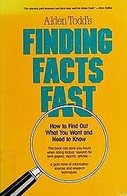 Finding Facts Fast; How to Find Out What You Want to Know Immediately ...