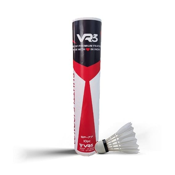 Buy VR3 International Feather Shuttlecock, Pack of 10 Online at Low ...