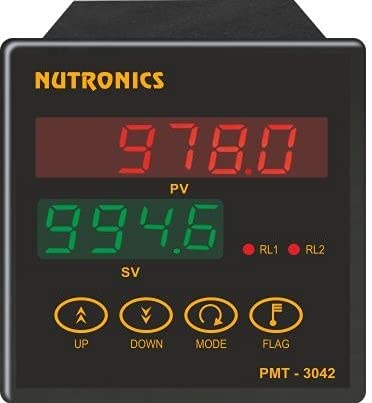 Nutronics Dual display timer Model: PMT-3042M, Supply: 230VAC, size ...