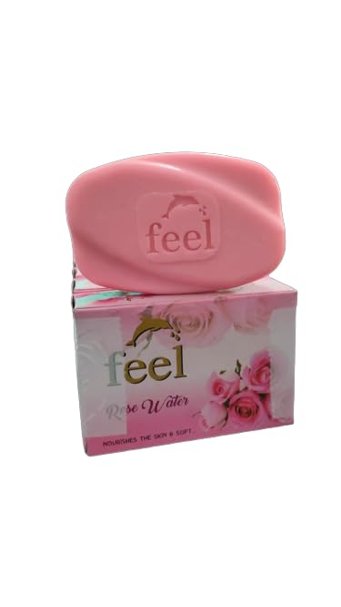Buy FEEL BODY SOAP WITH FRESH ROSE WATER FRAGRANCE (100gm) 005 Online ...