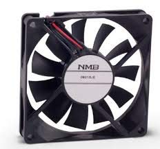 Nmb Technologies Axial Fan, 12 Vdc, Dc, 80 Mm, 15 Mm, 32 Db, 22.25 Cu ...