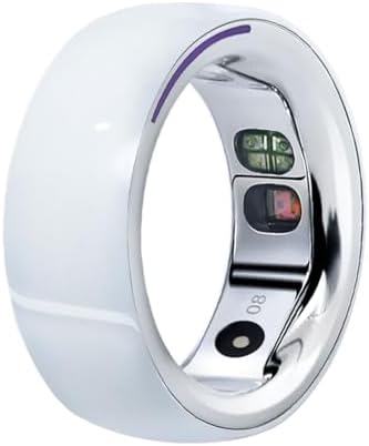 Amazon.com: AMOVAN Ceramic Smart Ring to Monitor Fitness, Sleep, Body ...