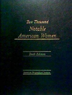 Two Thousand Notable American Women: J. M. Evans: 9789990022858: Amazon ...