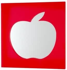 Amazon.com: Mirrors: Red Cut it Out Apple Mirror : Everything Else
