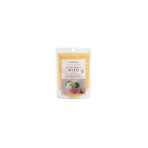 White Miso Clearspring Sweet White Organic Miso Pouch 250g Miso Paste