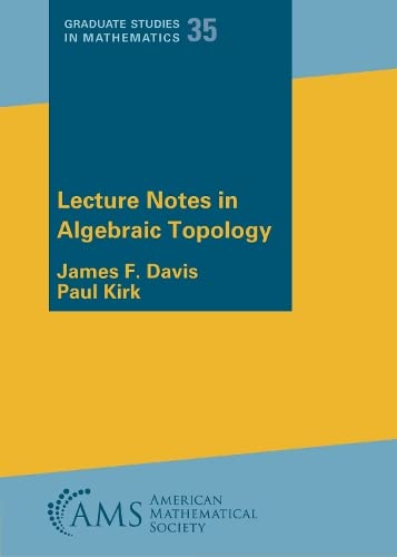 Amazon.com: Lecture Notes in Algebraic Topology (Graduate Studies in ...