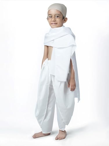 BookMyCostume Mahatma Gandhi Bapu with Lathi Freedom Fighter Kids Fancy ...