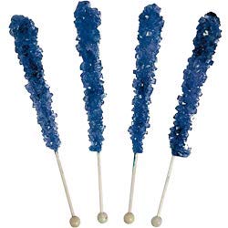 Amazon.com : SP Enterprises Navy Blue Blueberry Rock Candy on a Stick ...