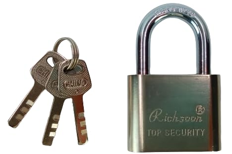 NFI essentials Pressing Heavy Duty Locks with 3 Keys Hard Stainless ...