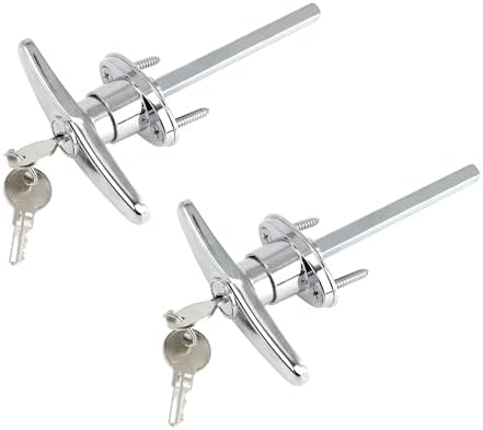 QZATTCAEN Garage Door T-Handle Replacement Lock, Universal Replacement ...