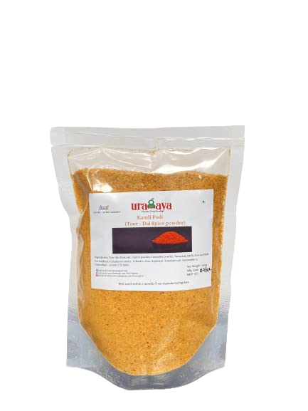 Uragaya Kandhi podi (Toor dal powder) (400g) : Amazon.in: Grocery ...