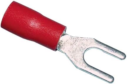 Amazon.com: Spade Terminal Vinyl #6 Red 22-18 Gauge-100PK : Industrial ...