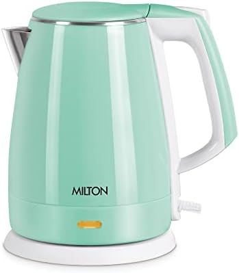 Milton Euroline Riga Electric 1.5 Stainless Steel Electric Kettle, 1 ...