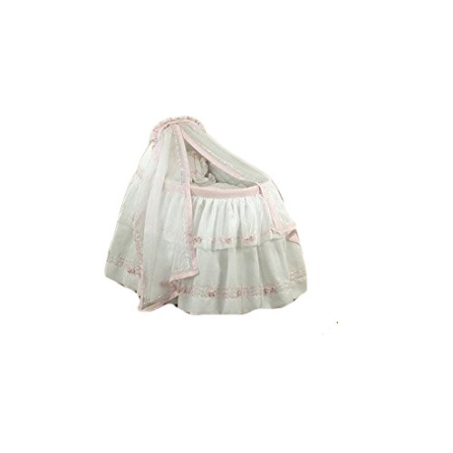 Buy BabyDoll Baby Regal Bassinet Set with Pink Trimming Online at Low ...