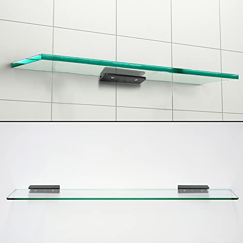 Snapklik.com : LukLoy Solid Brass Glass Shelf Bracket