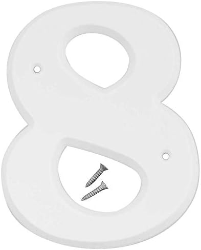Amazon.com: Hy-Ko Products 30308 Plastic House Number 8 (Eight), 6 ...