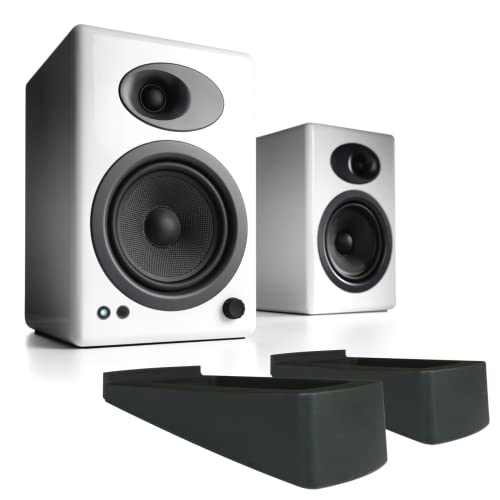 Audioengine A5+ Plus Powered Speakers and DS2 Desktop Speaker Stands ...