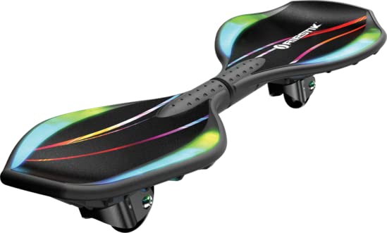 Razor Black Label RipStik Ripster Light Up–Two Wheel Caster Board with ...