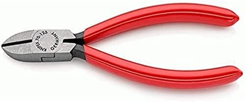 Knipex Diagonal Cutter black atramentized, plastic coated 140 mm 70 01 ...