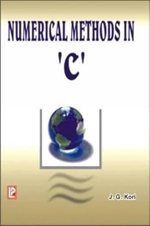 Buy Numerical Methods in 'C' Book Online at Low Prices in India | Numerical Methods in 'C ...