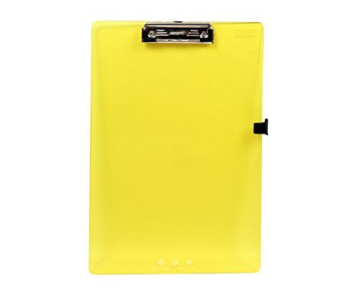 Saya Clip board - Translucent Colour Yellow ideal for home/office ...