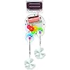 Amazon.com: Kikkerland Solar Powered Double Rainbow Maker, Solar ...