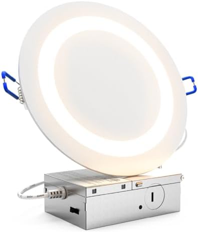 Sunco 6 Inch LED Slim Eclipse Ultra Thin Canless Lights, Ceiling ...