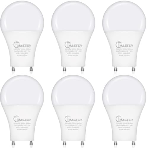 Youtime GU24 LED Light Bulb Dimmable 5000K Daylight 12W(75W Equivalent ...