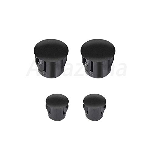 Snapklik.com : Black Fairing Mirror Hole Plugs Compatible For Harley ...