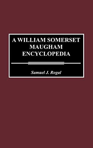 Amazon.com: William Somerset Maugham Encyclopedia, A (Music Reference ...