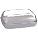 Emsa 505261 Vienna butter dish, 13.5 x 10 x 5.5, transparent/white ...