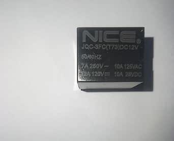 Nice Relay 12V 7A 1CO JQC-3FC(T73) DC12V : Amazon.in: Industrial ...