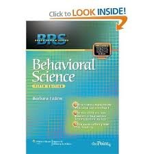 BRS Behavioral Science (Board Review Series) 5th (fifth) edition Text ...