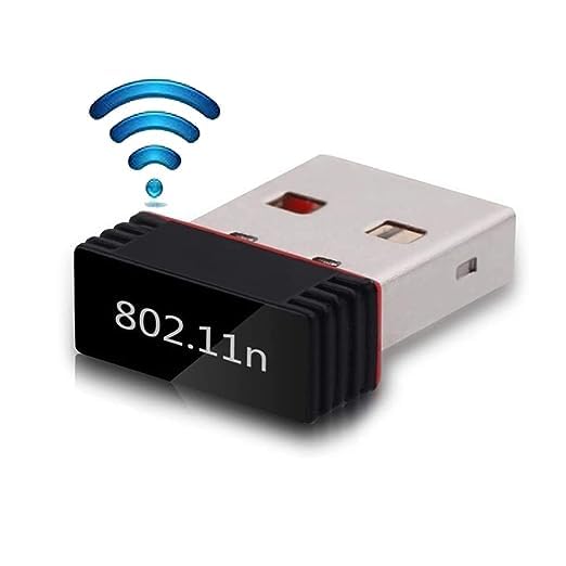 SKT Wi-Fi Receiver 950Mbps 2.4GHz, 802.11 USB 2.0 Wireless Mini Wi-Fi Network Adapter Pack of 1 ...