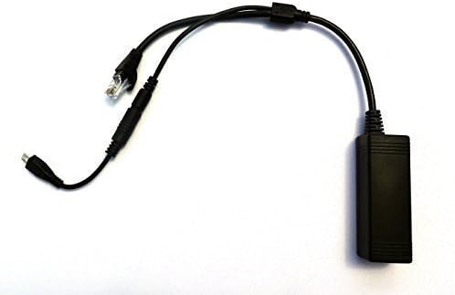 Amazon.com: PoE to Micro-USB Splitter/Adapter for Raspberry Pi (IEEE802 ...