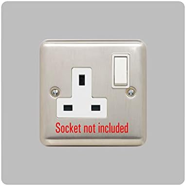 Single Socket Surround | Square | Acrylic Back Panel or Finger Plate ...