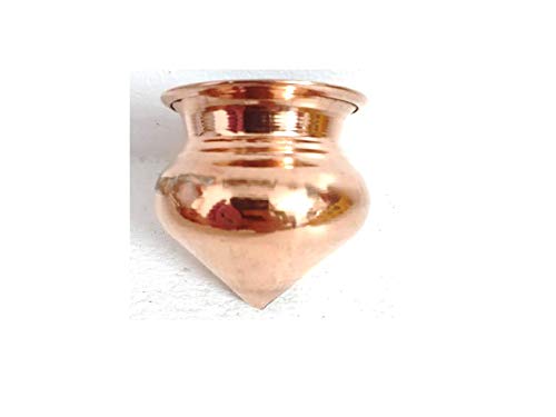 Elegance Central Shiv Jal Dhara Container | Copper Finished Dhara ...
